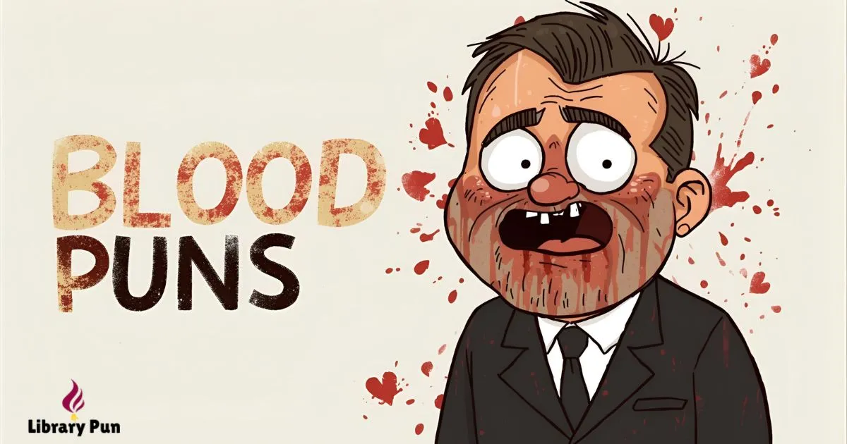 245+ Top Blood Puns [Funny, Cute And Dirty] 2025 - Librarypuns